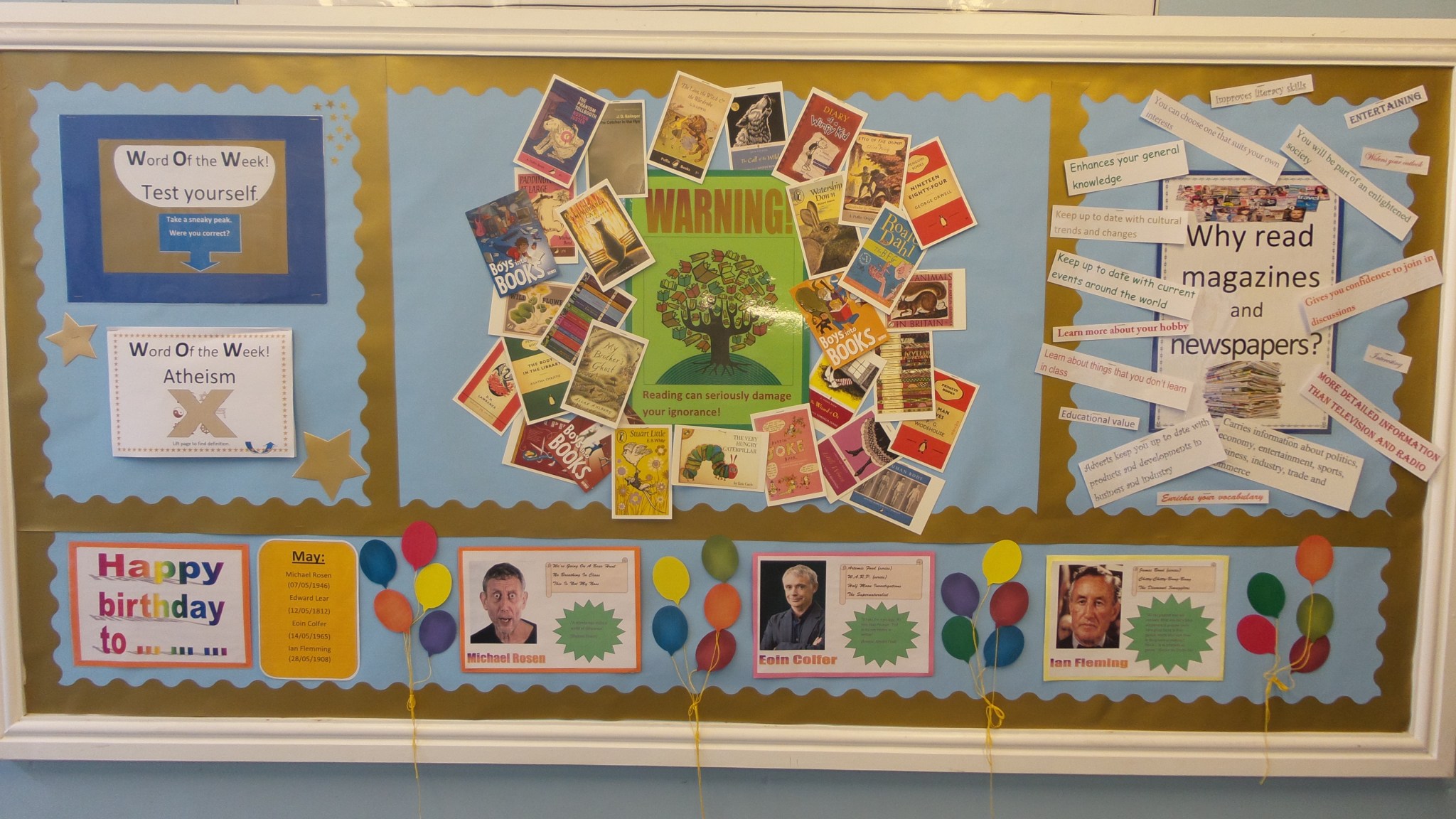 Secondary School Display Boards – Rachel Coverdale